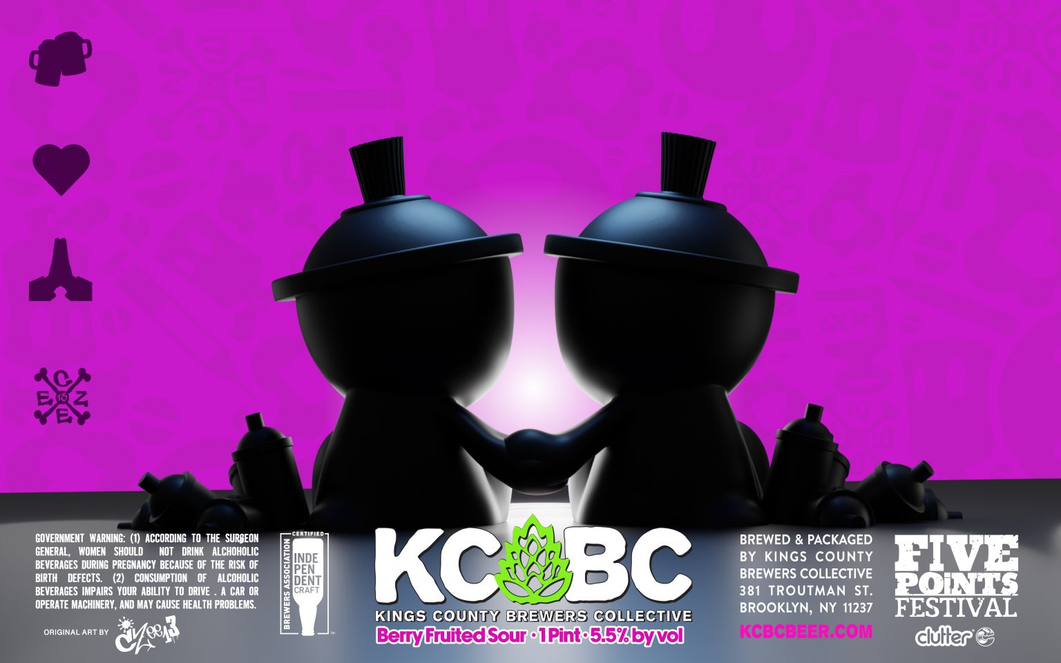 CZEE13 2023 exclusive KCBC beer can design! – Five Points Fest