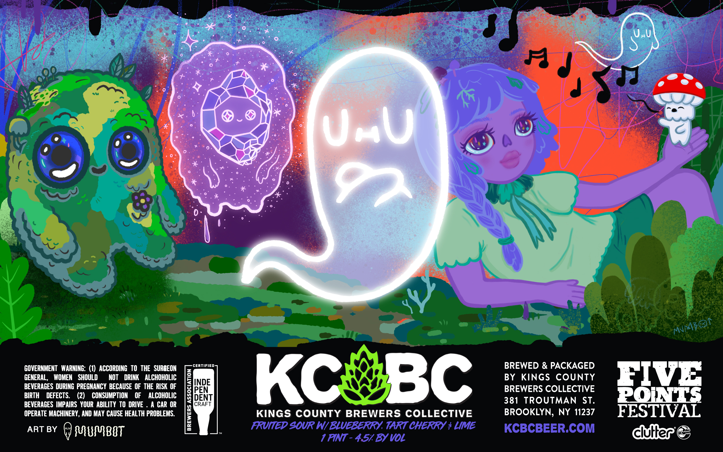 MUMBOT 2023 exclusive KCBC beer can design! – Five Points Fest