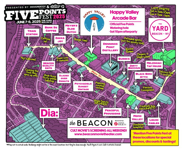 Beacon Map Get Around! – Five Points Fest